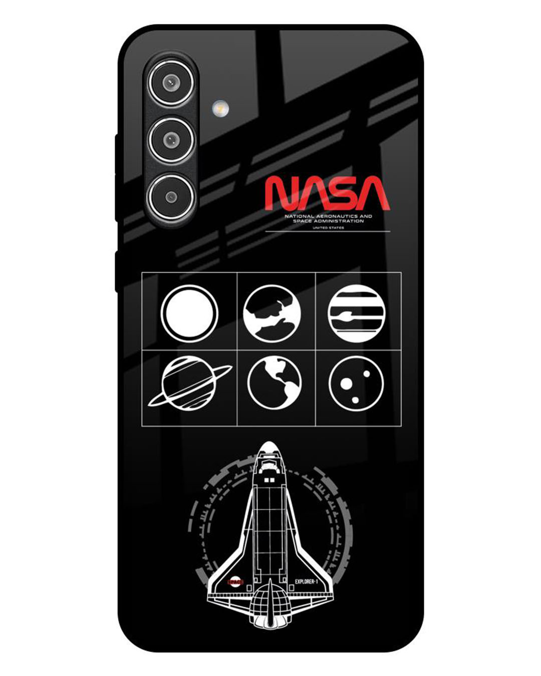 Buy Nasa Spacecraft Premium Glass Cover for Samsung Galaxy A36 5G Online in India at Bewakoof