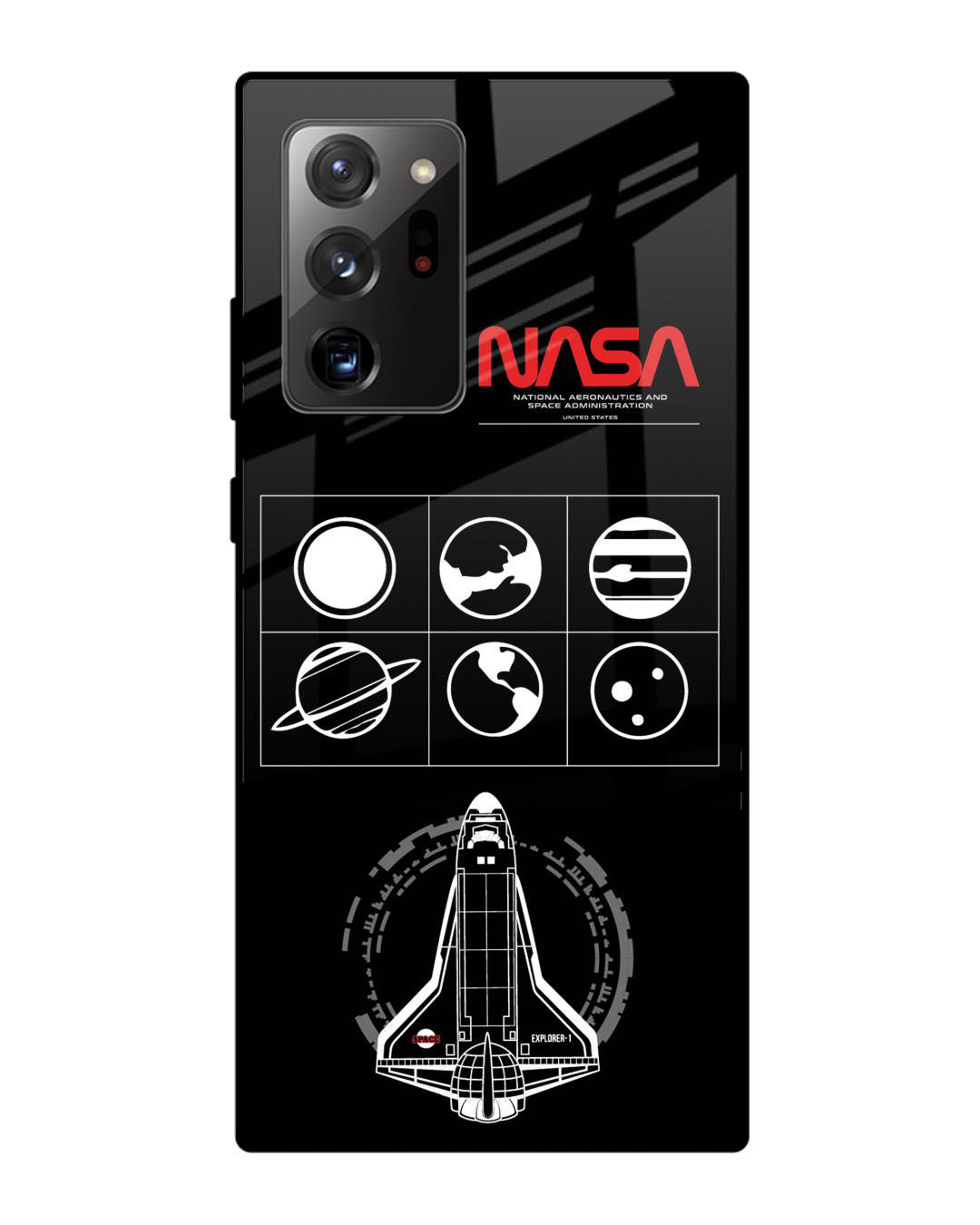 Buy Nasa Spacecraft Premium Glass Cover for Samsung Galaxy Note 20 ...