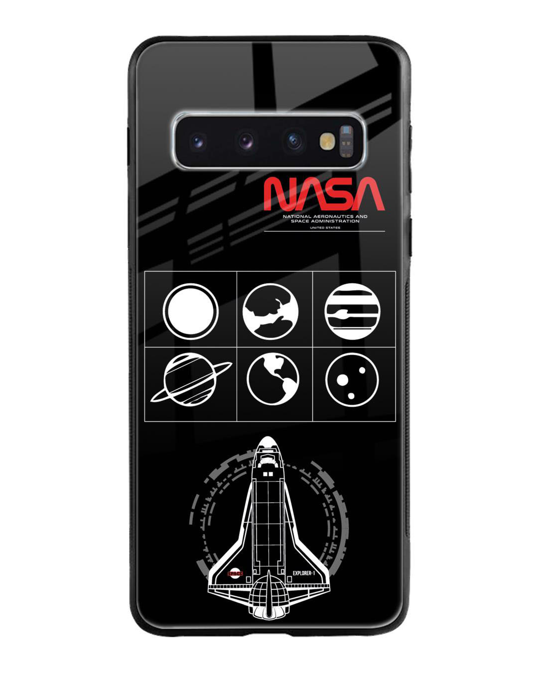 Buy Nasa Spacecraft Premium Glass Cover for Samsung Galaxy S10 Plus ...