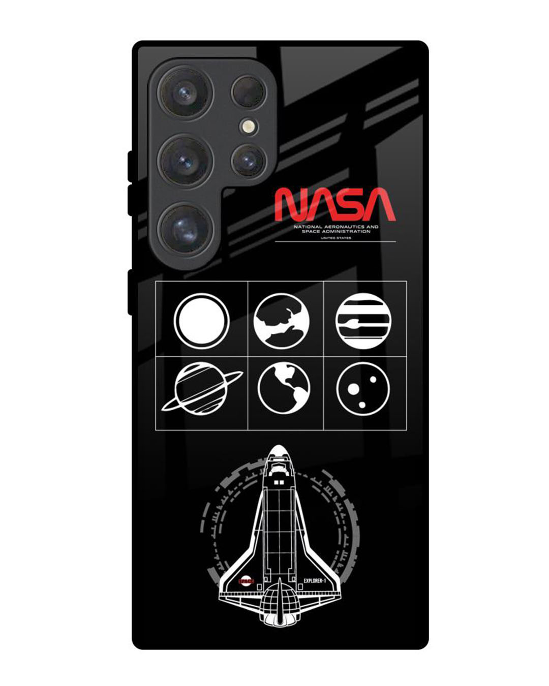 Buy Nasa Spacecraft Premium Glass Cover for Samsung Galaxy S25 Ultra 5G ...