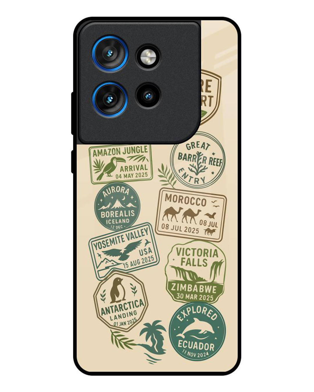 Buy Nature Premium Glass Cover for Motorola Edge 50 Neo 5G Online in ...