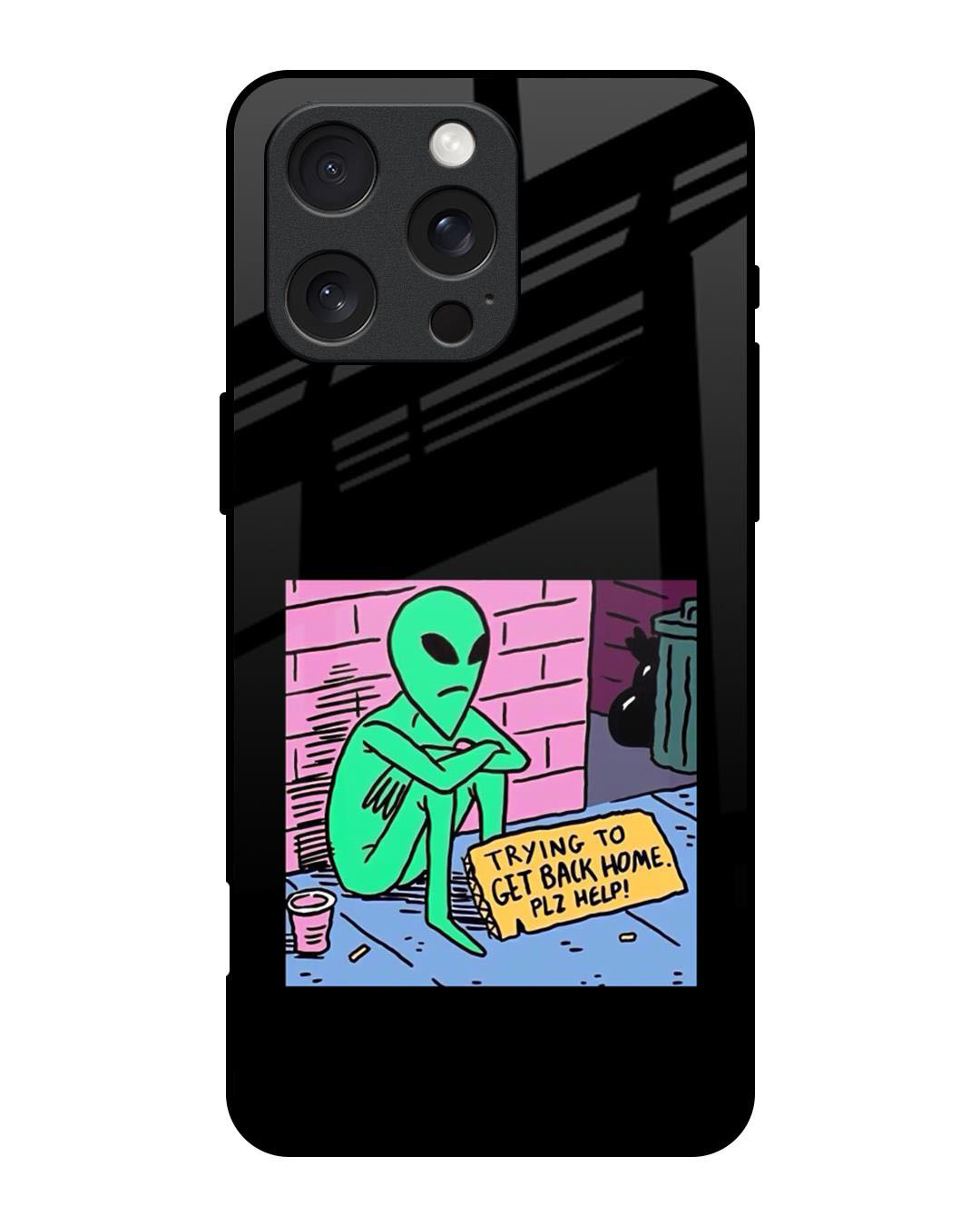 Buy Needy Alien Premium Glass Cover for Apple iPhone 16 Pro (Shock ...