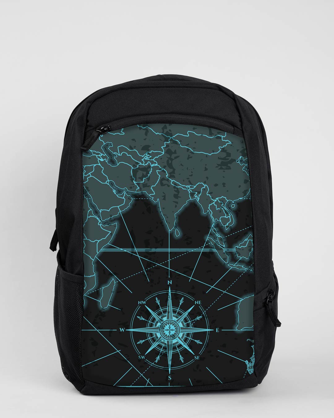 Buy Neon Map Laptop Bag Black Online in India at Bewakoof