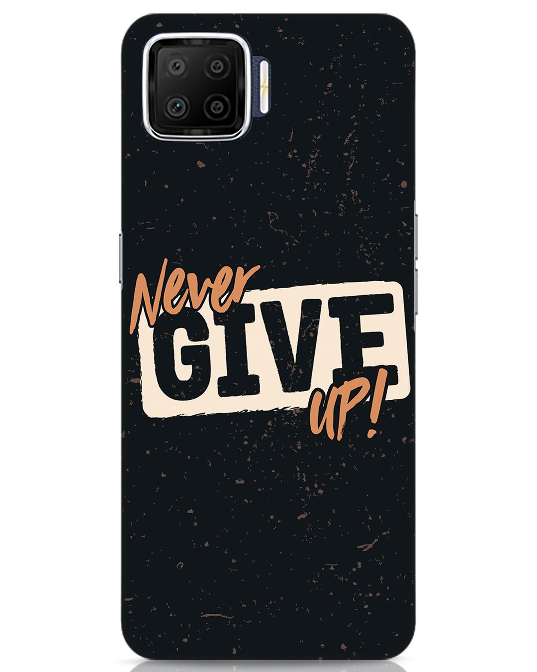 Buy Never Give Up Oppo F17 Mobile Cover Online in India at Bewakoof
