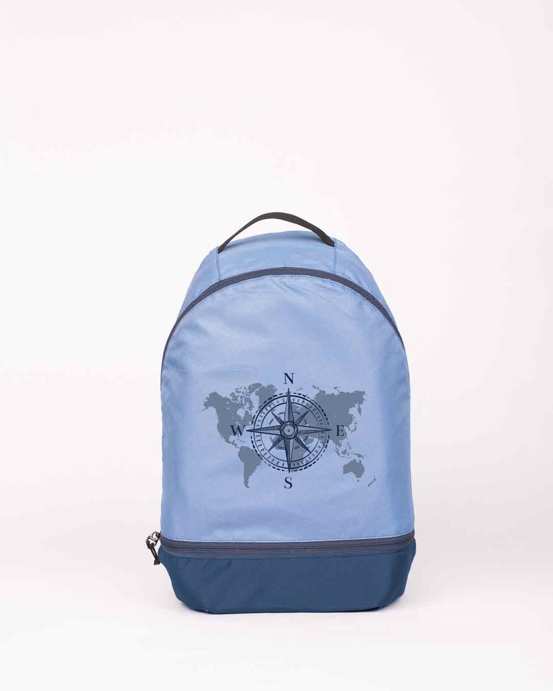 Buy Next Stop Compass Printed Small Backpack Online in India at Bewakoof