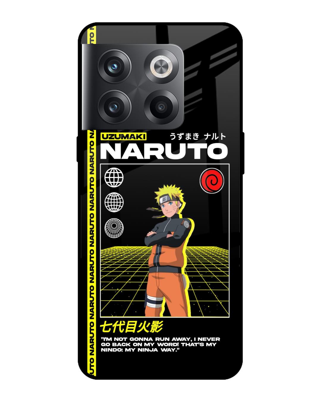 Buy Ninja Way Premium Glass Case for Oneplus 10T 5G (Shock Proof ...