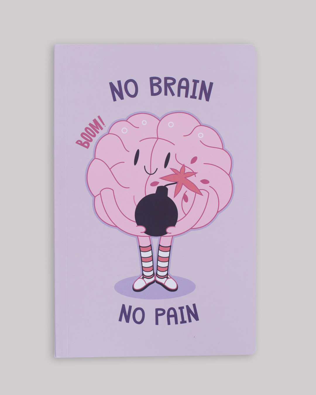 Buy No Brain Notebook Online in India at Bewakoof