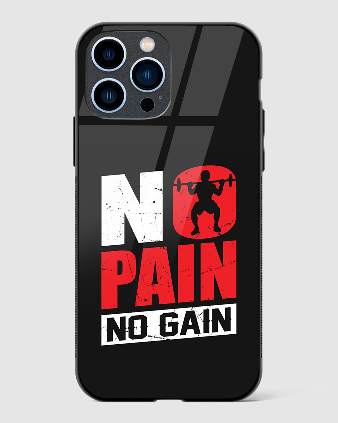 Buy No Pain No Gain Premium Glass Case for Apple iPhone 13 Pro Online ...