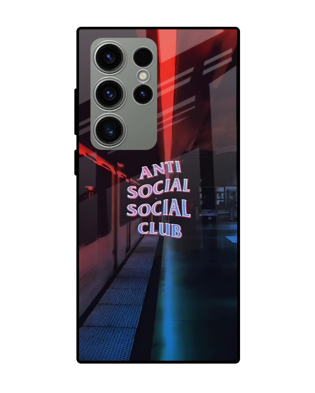 Buy No Social Club Premium Glass Case for Samsung Galaxy S23 Ultra 5G (Shock Proof, Scratch ...