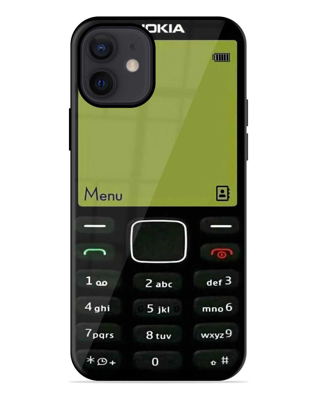 Buy Nokia 3300 Background Premium Prined Glass Covers for Apple Iphone ...