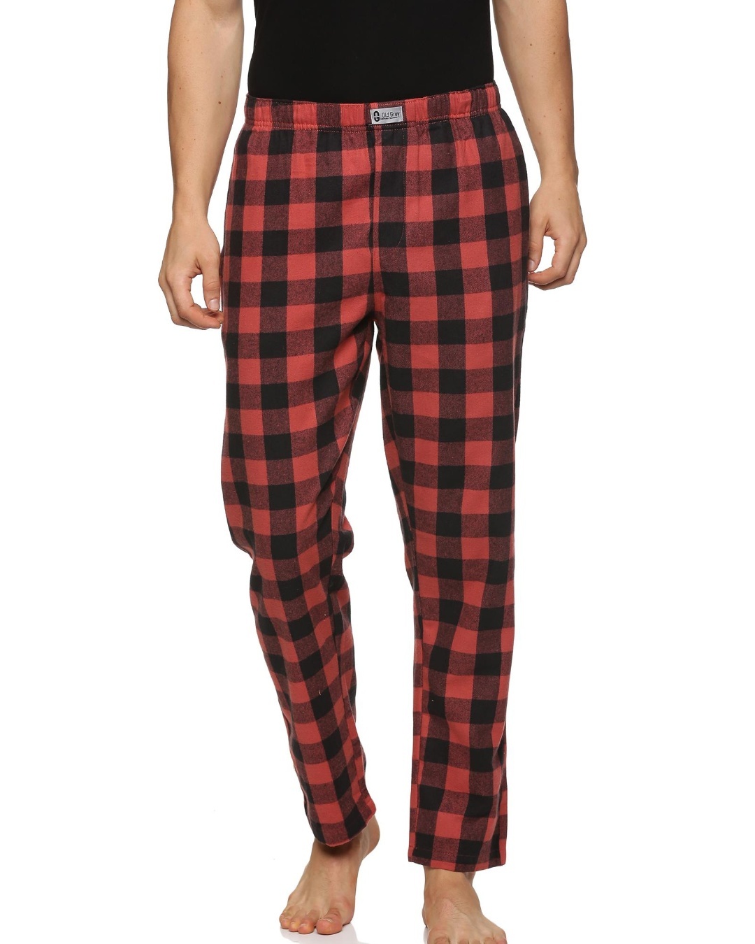Buy Men's Red Checked Pyjamas Online in India at Bewakoof