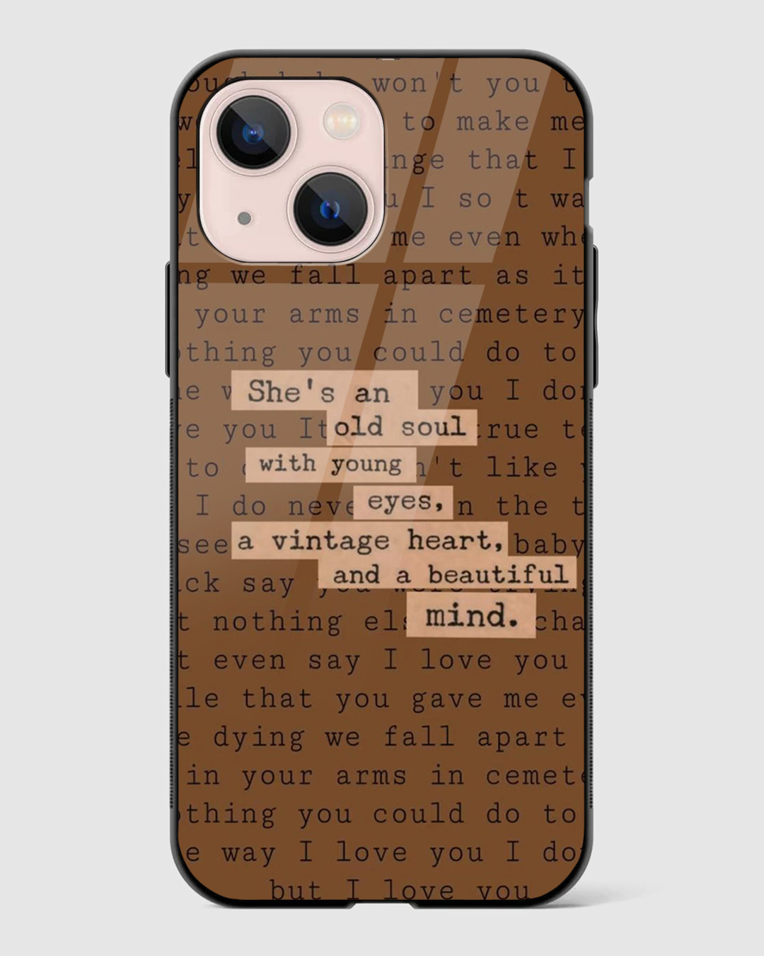 Buy Old Soul Aesthetic Premium Glass Case for Apple iPhone 14 Online in ...