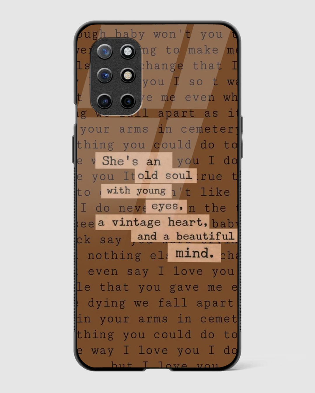 Buy Old Soul Aesthetic Premium Glass Case for OnePlus 8T Online in ...