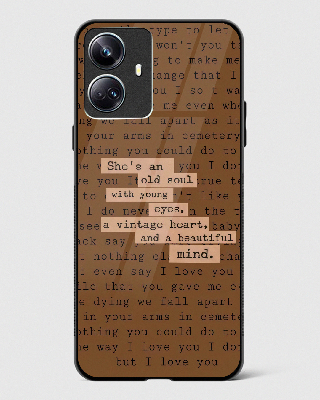 Buy Old Soul Aesthetic Premium Glass Case for Realme 10 Pro Plus 5G ...