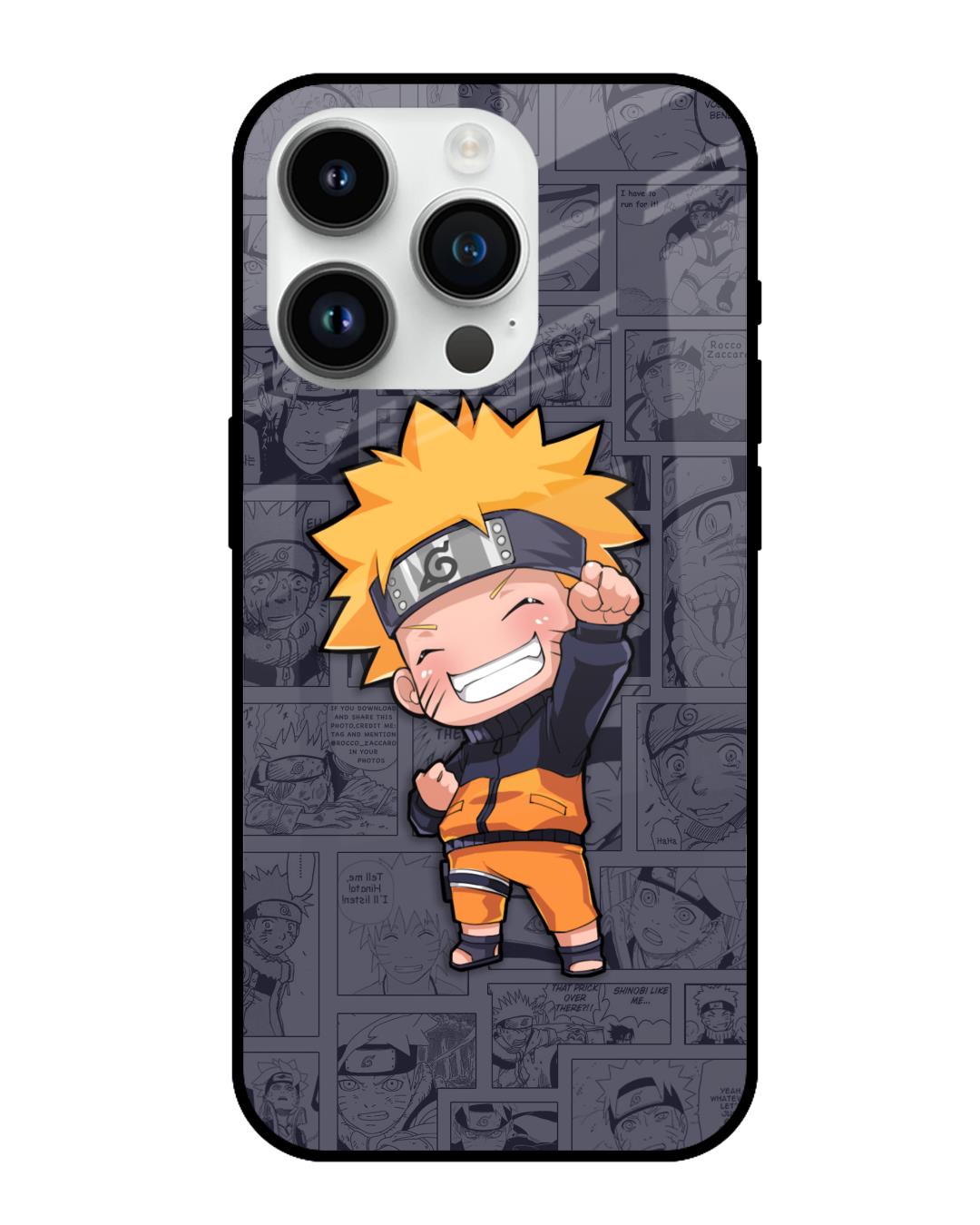 Buy Orange Chubby Premium Glass Case for Apple iPhone 14 Pro (Shock ...