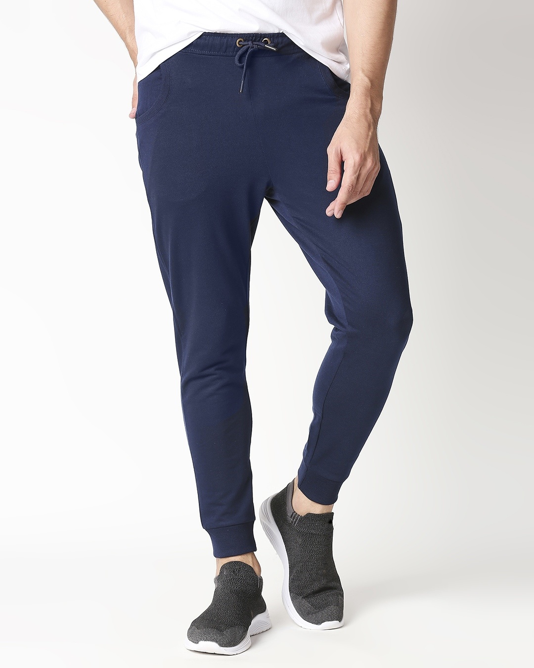 Buy Men's Blue Joggers Online at Bewakoof