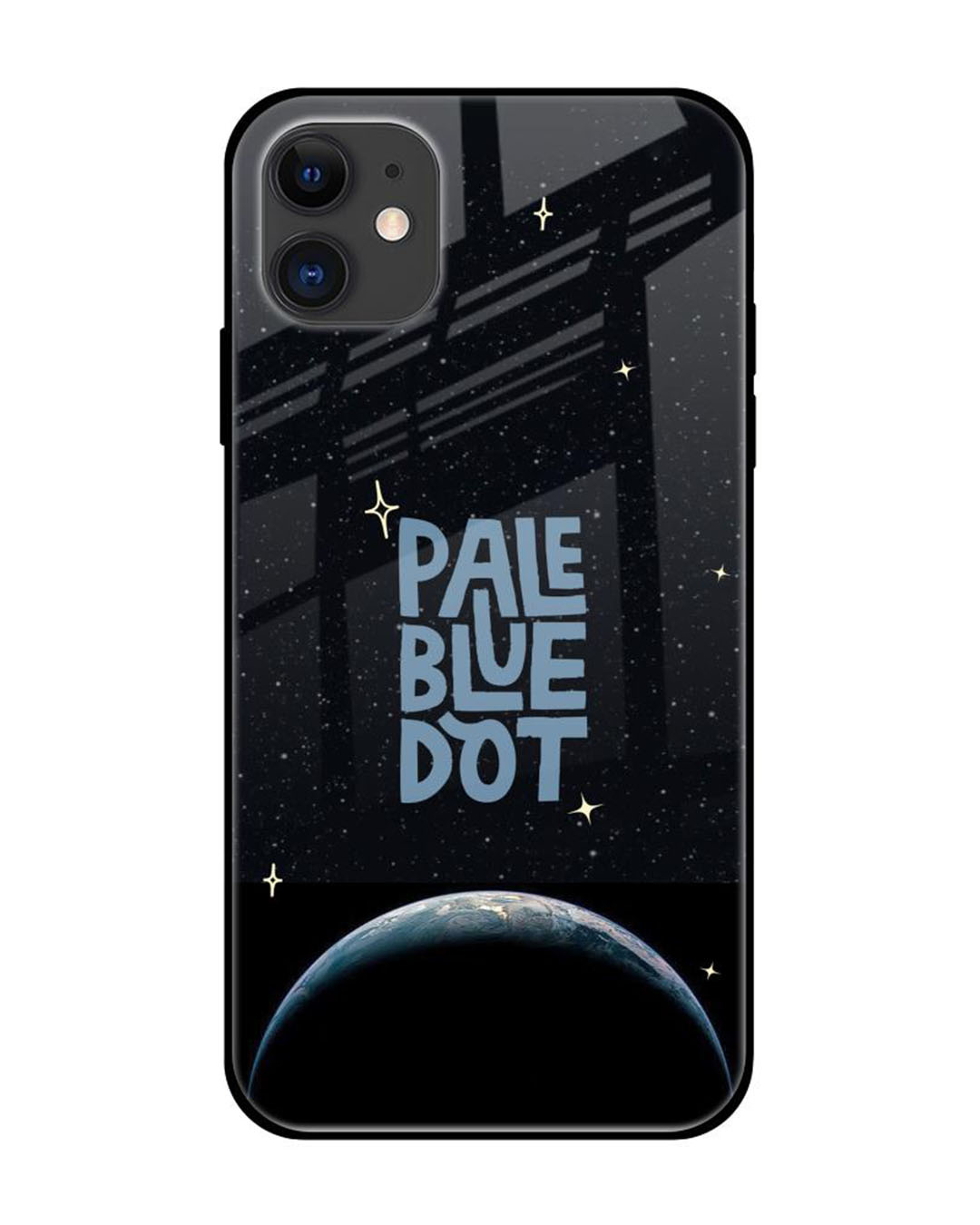 Buy Pale Blue Dot Premium Glass Cover for Apple iPhone 12 Online in ...