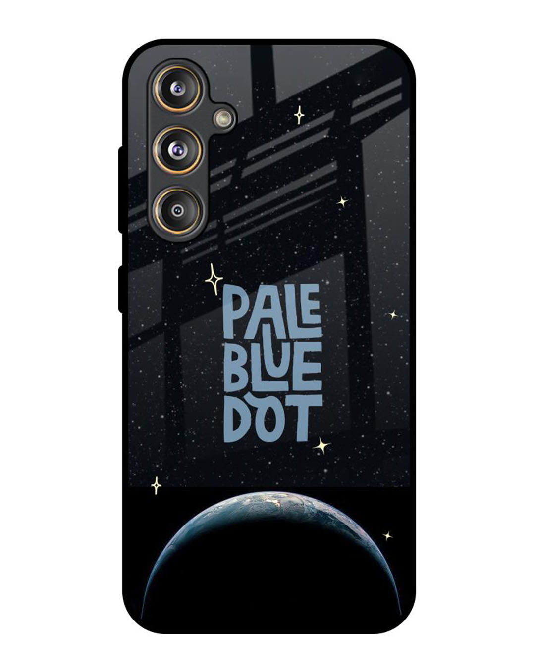 Buy Pale Blue Dot Premium Glass Cover for Samsung Galaxy F55 5G Online ...
