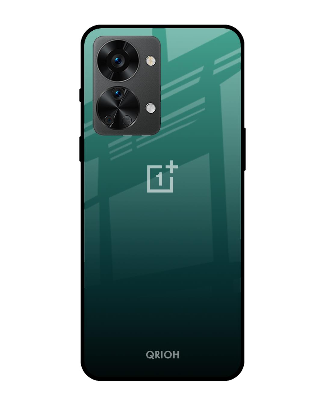 Buy Palm Green Premium Glass Cover For OnePlus Nord 2T 5G Impact Buy Palm Green Premium Glass Cover For OnePlus Nord 2T 5G Impact