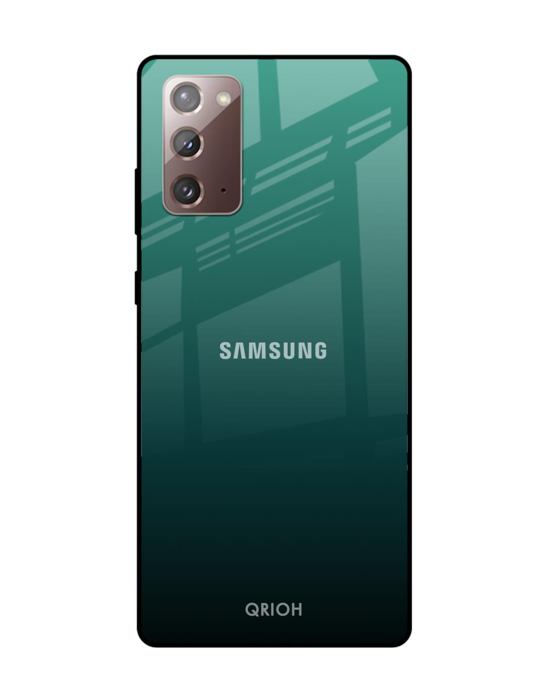 Buy Palm Green Premium Glass Cover For Samsung Galaxy Note 20(Impact ...