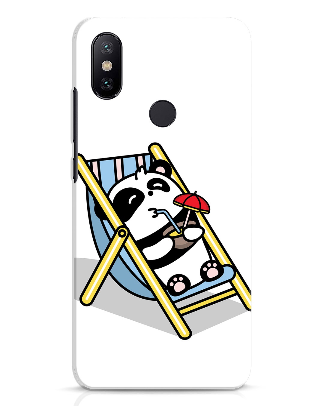 Buy Panda Chilling Xiaomi Mi A2 Mobile Cover for Unisex Online at Bewakoof