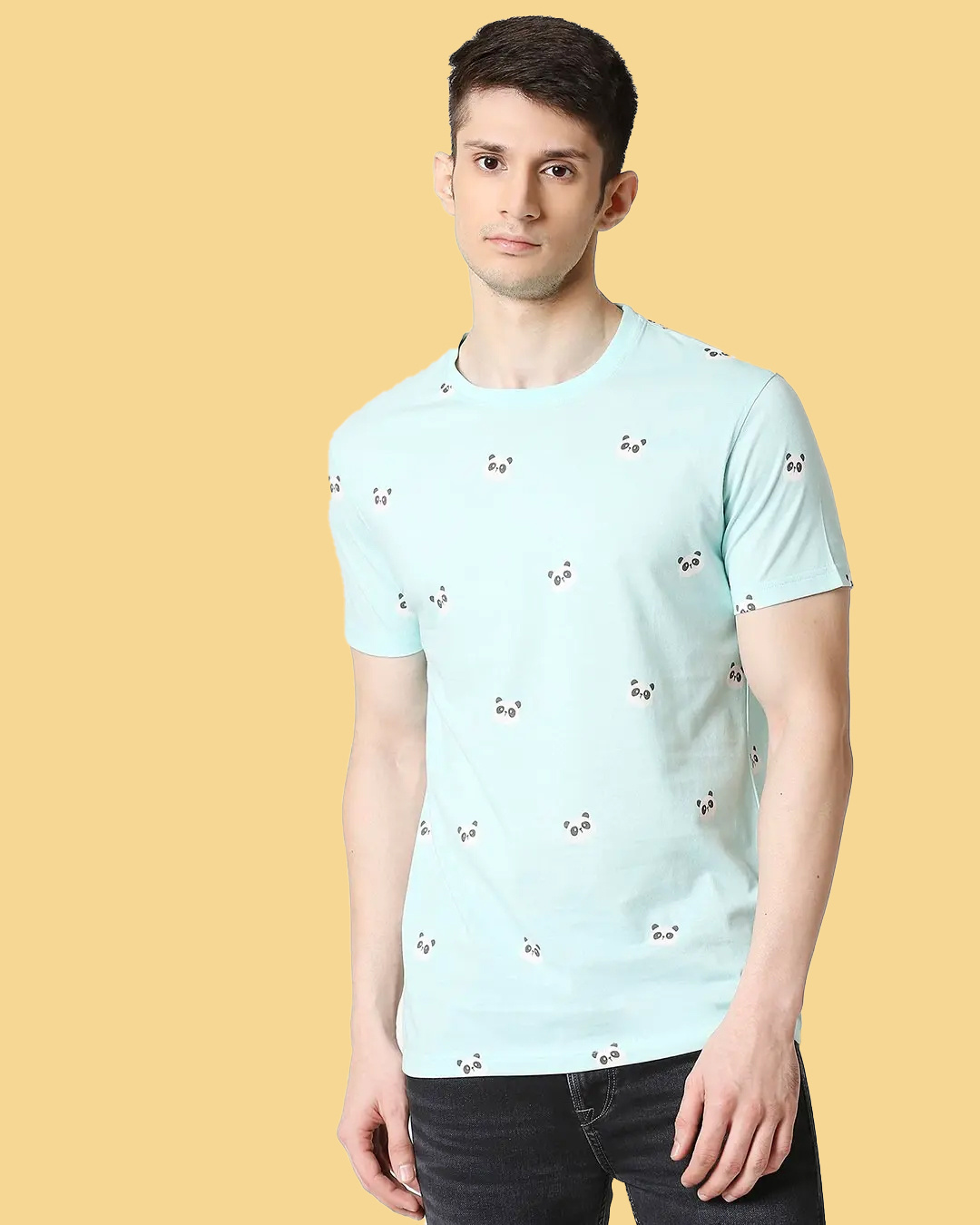 Buy Panda Fun AOP Half Sleeve T-Shirt Online at Bewakoof