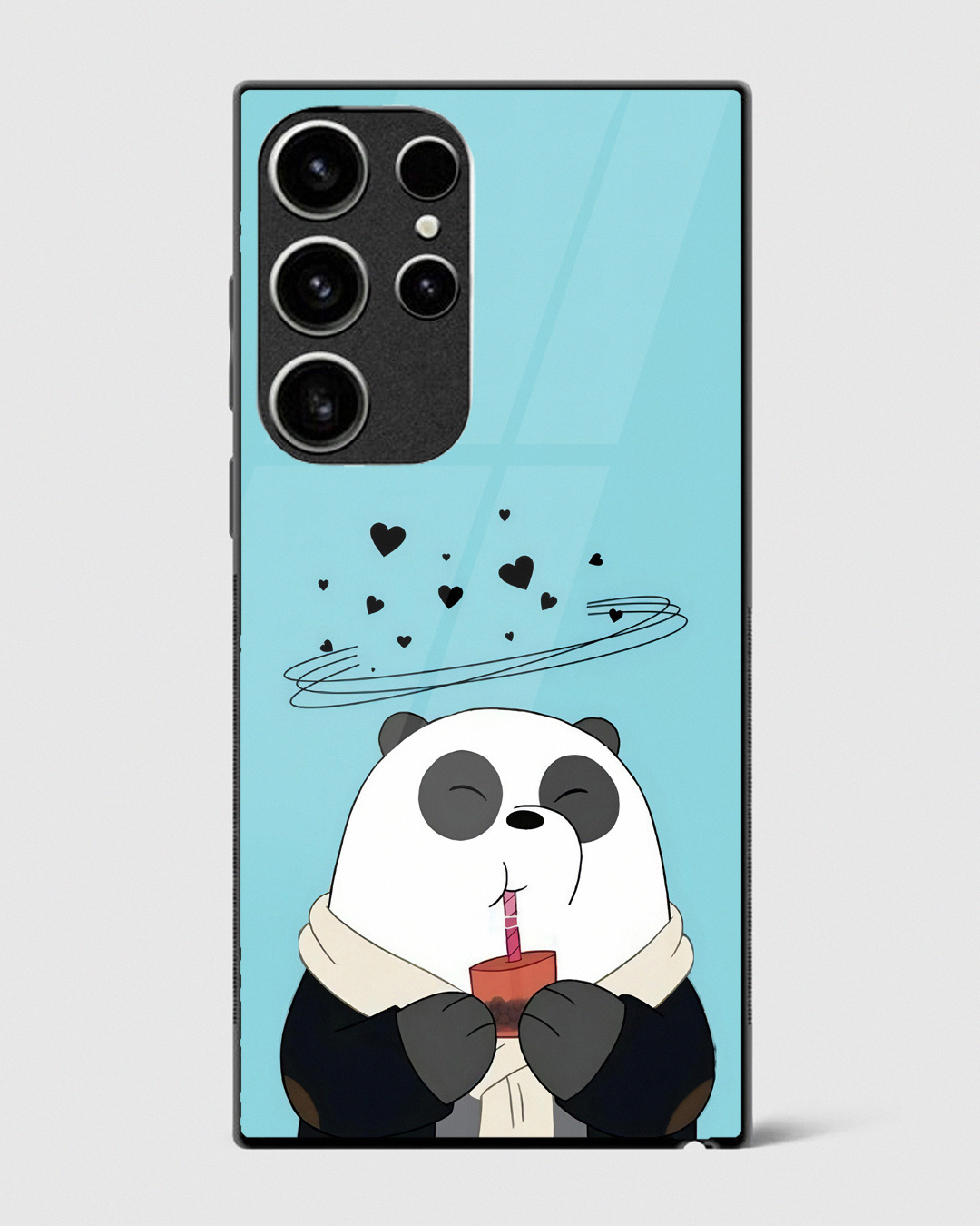 Buy Panda Love Premium Glass Case for Samsung Galaxy S23 Ultra 5G ...