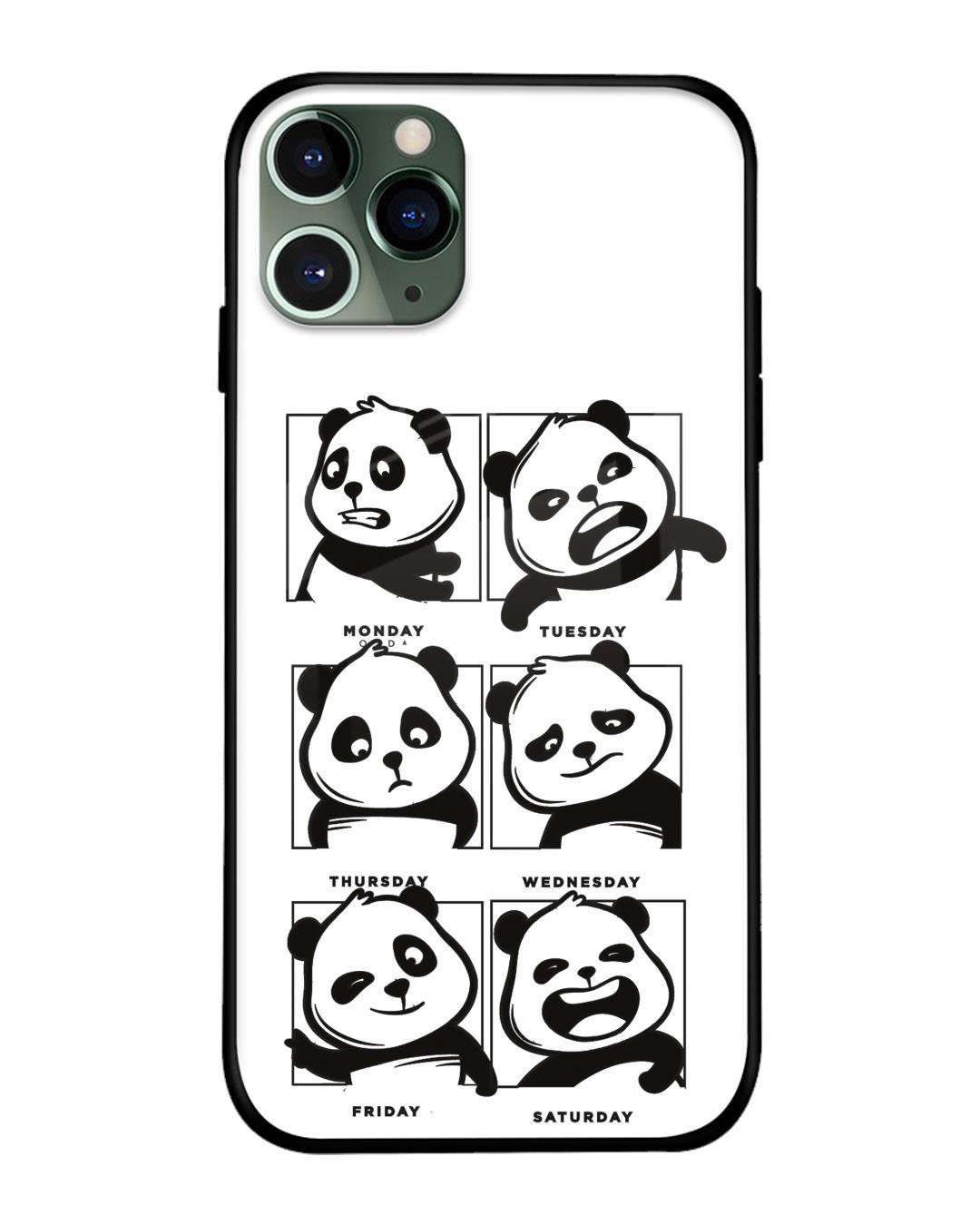 Buy Panda Mood Premium Glass Cover for Apple iPhone 11 Pro Online in ...