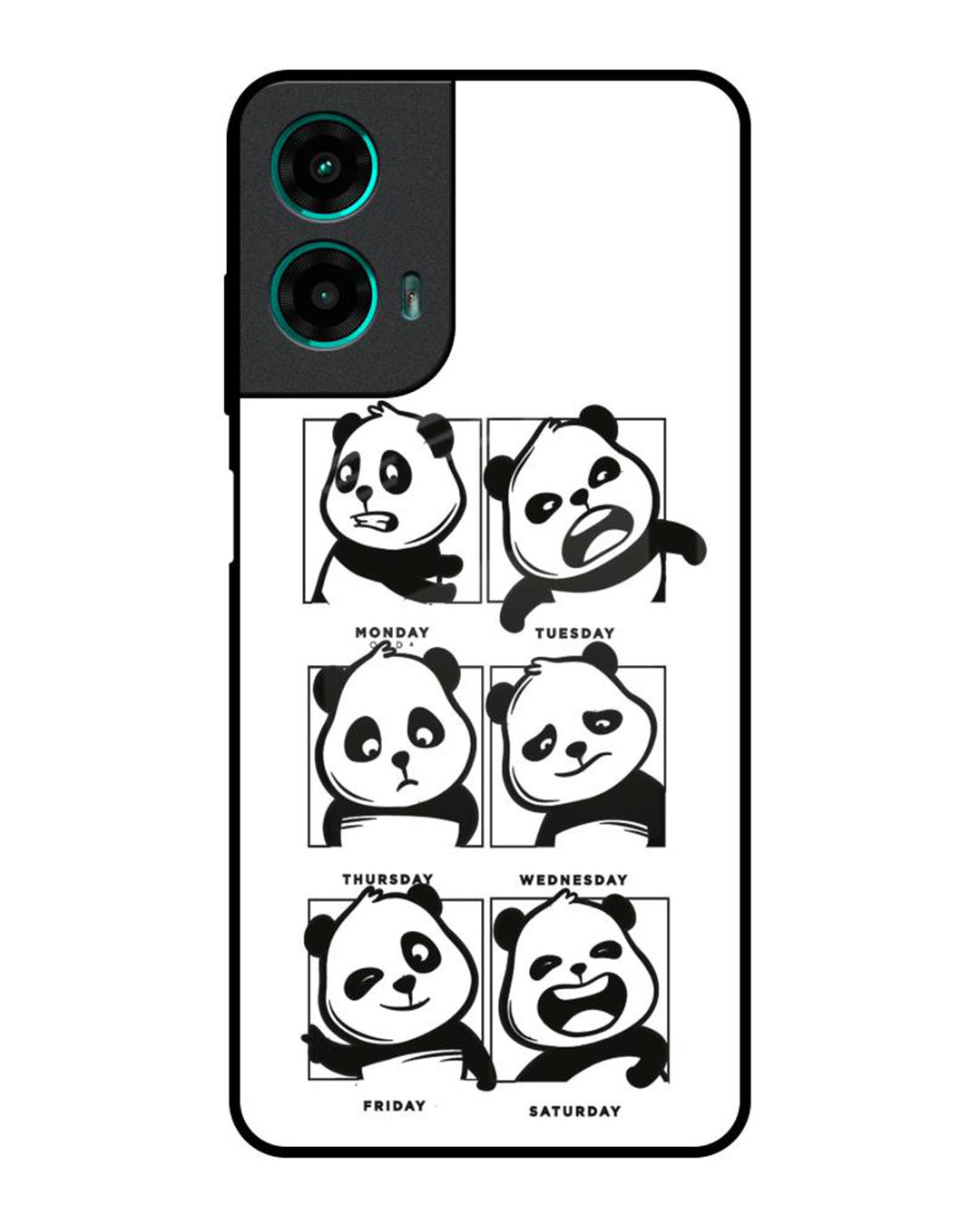 Buy Panda Mood Premium Glass Cover for Motorola G35 5G Online in India ...