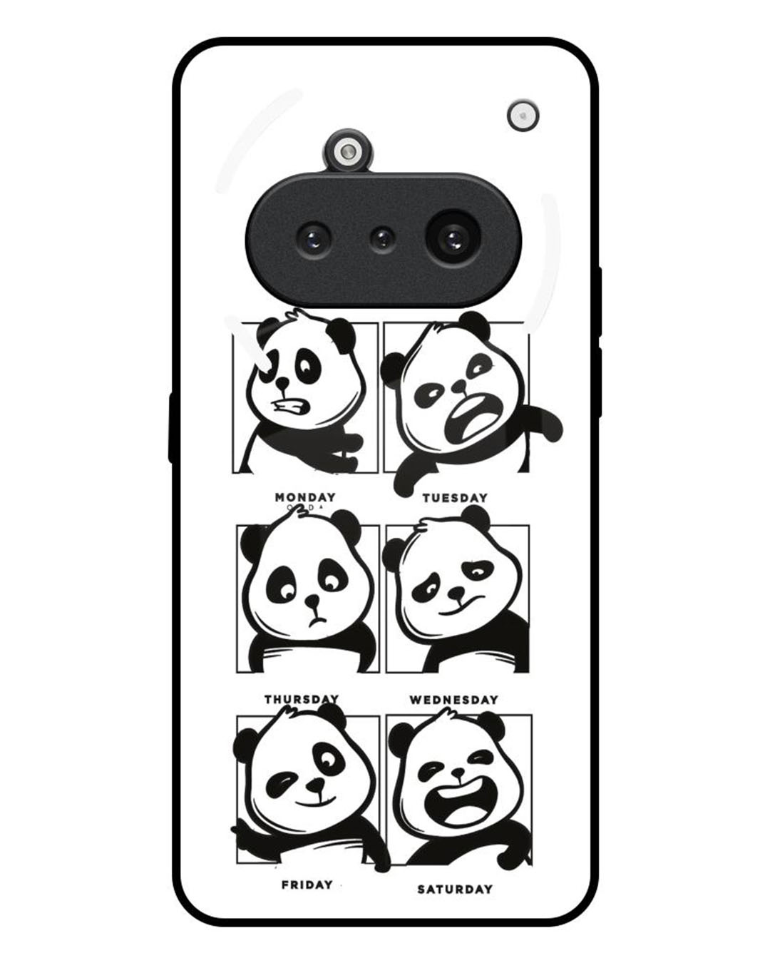 Buy Panda Mood Premium Glass Cover for Nothing Phone 3a Online in India ...