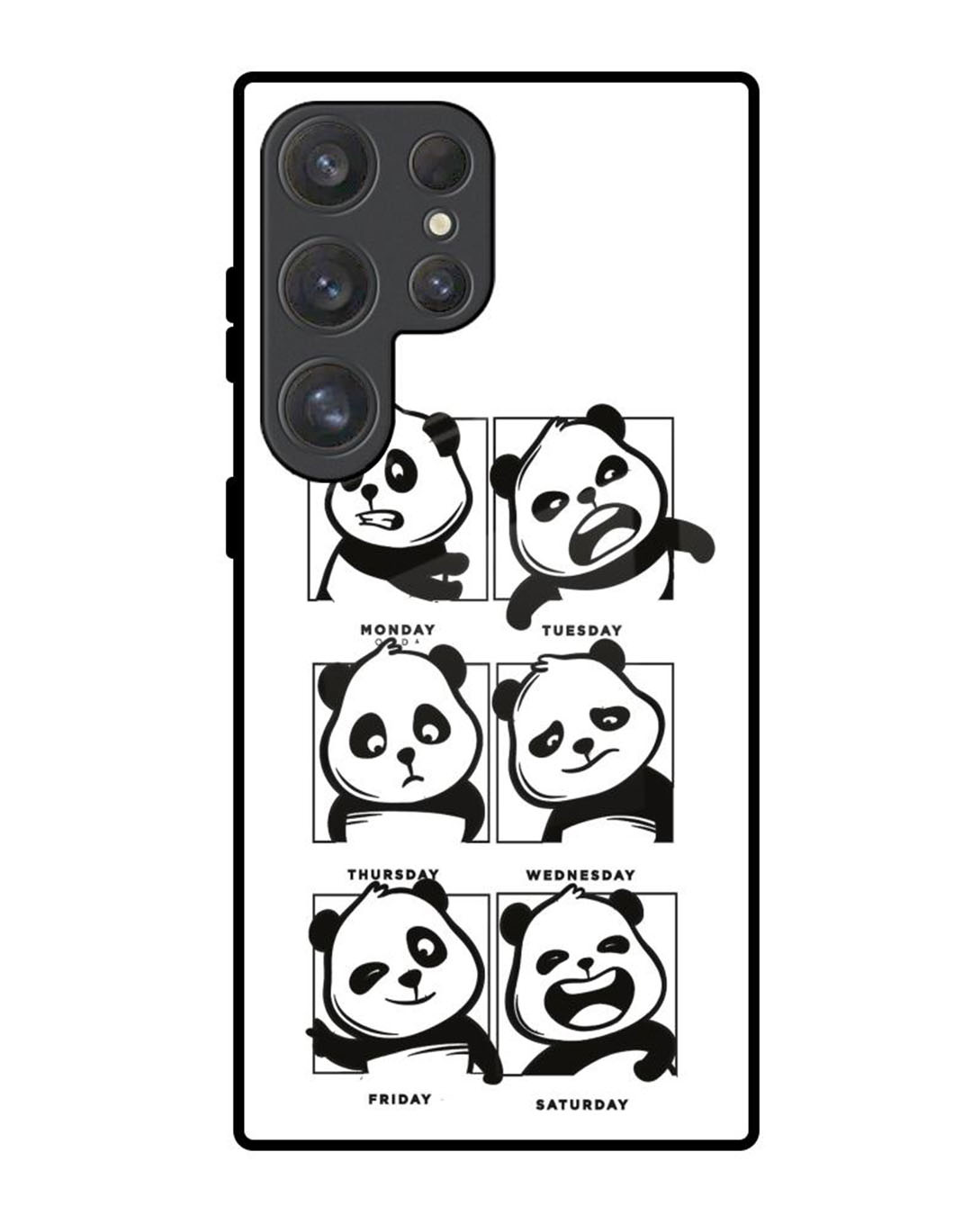 Buy Panda Mood Premium Glass Cover for Samsung Galaxy S25 Ultra 5G ...