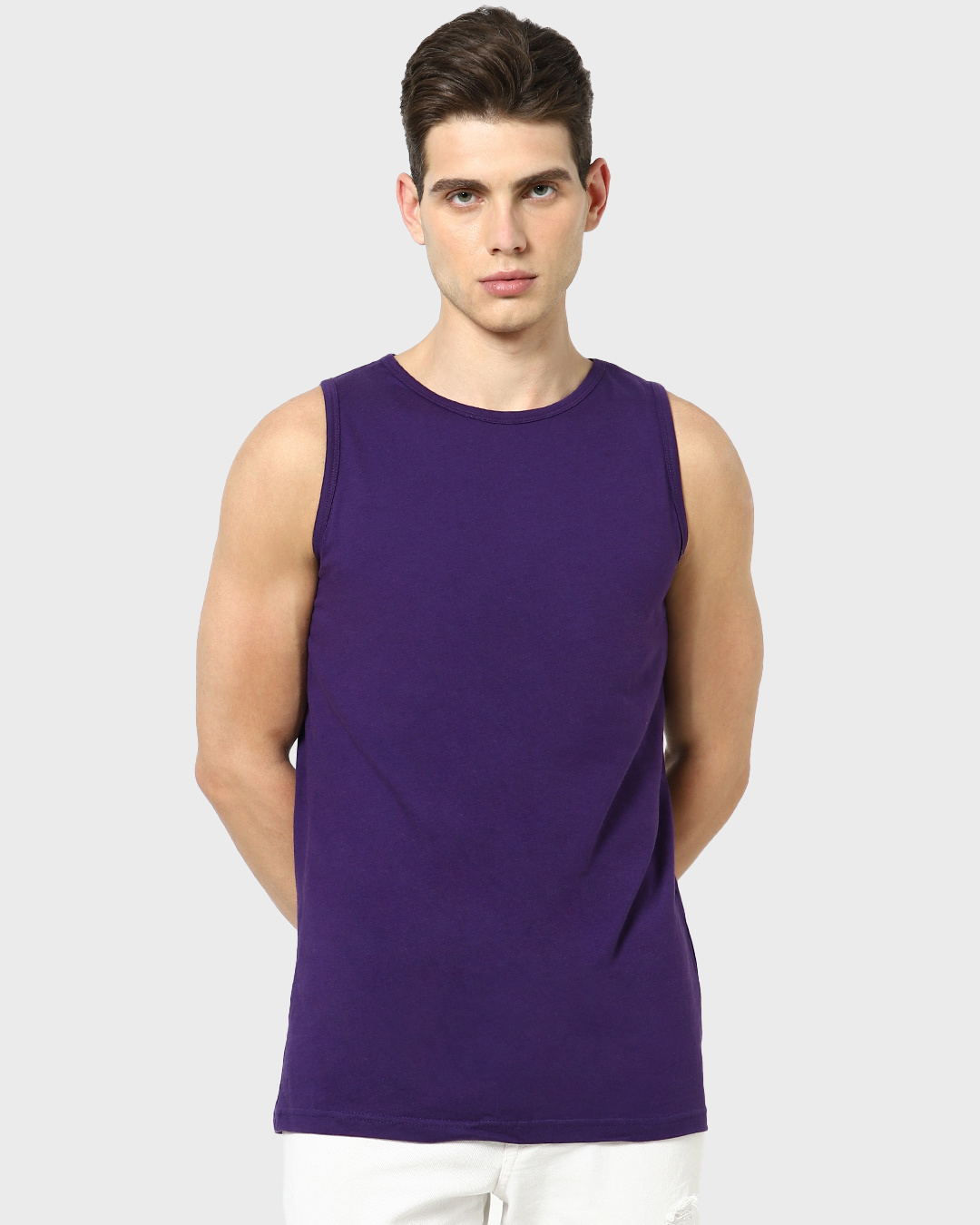 Buy Men's Parachute Purple Vest for Men purple Online at Bewakoof