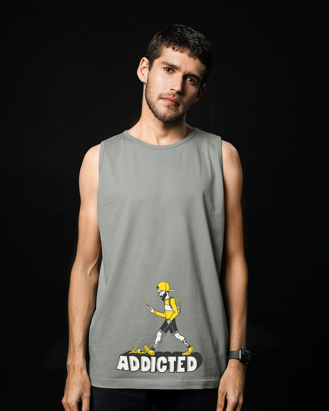 Buy Phone Addict Vest Online at Bewakoof