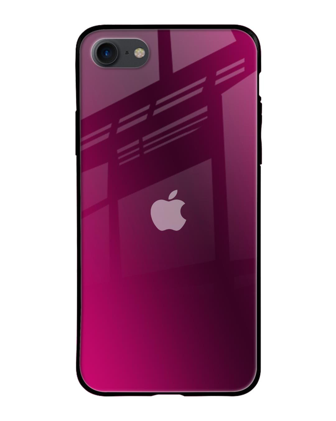 Buy Pink Burst Premium Glass Case for Apple iPhone SE 2020 (Shock Proof ...