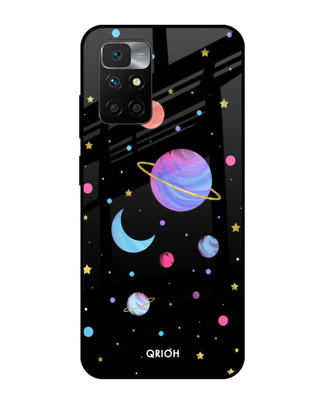 Buy Planet Play Printed Premium Glass Cover For Xiaomi Redmi 10 Prime ...