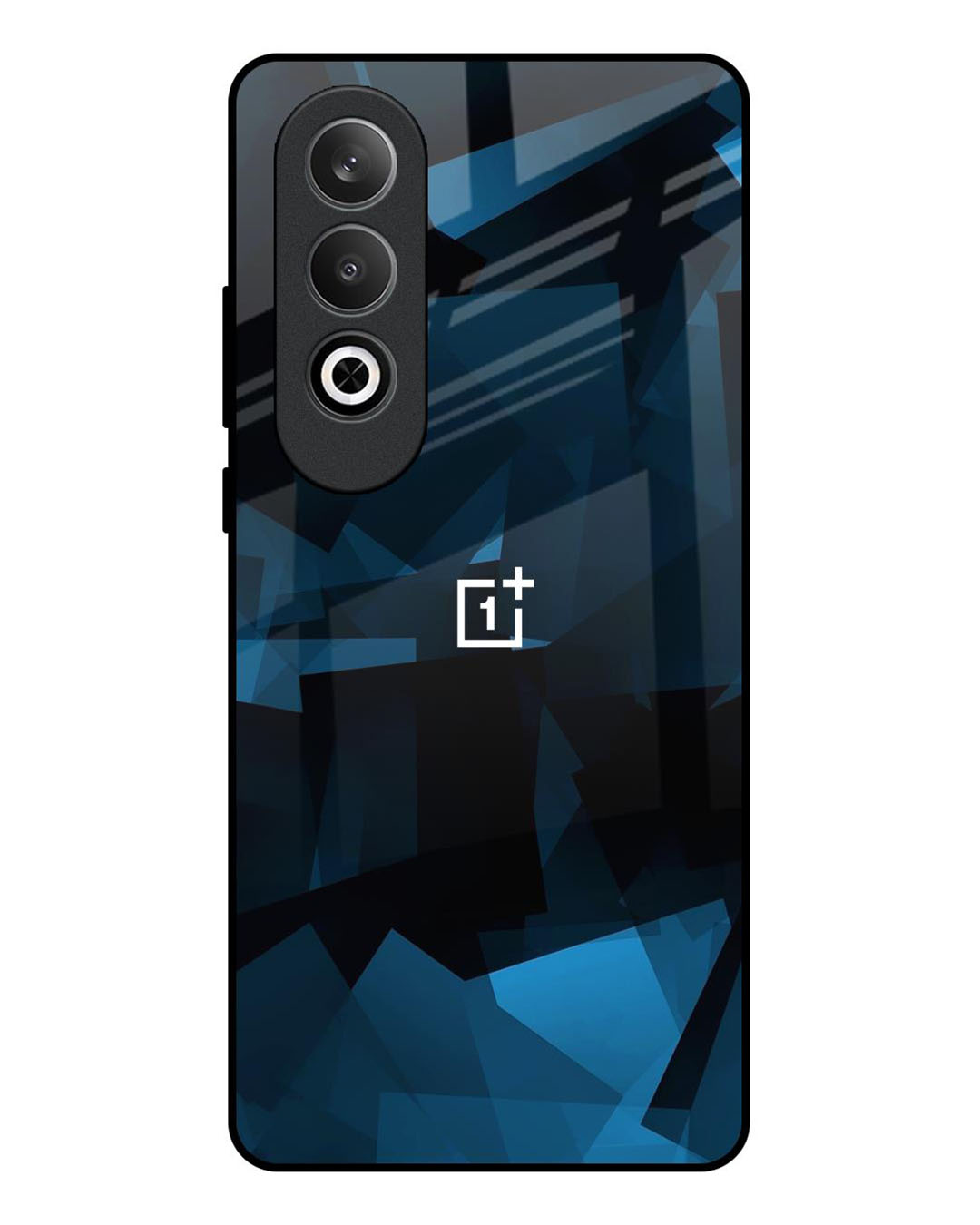 Buy Polygonal Blue Box Premium Glass Case For OnePlus Nord CE4 5G(Shock ...