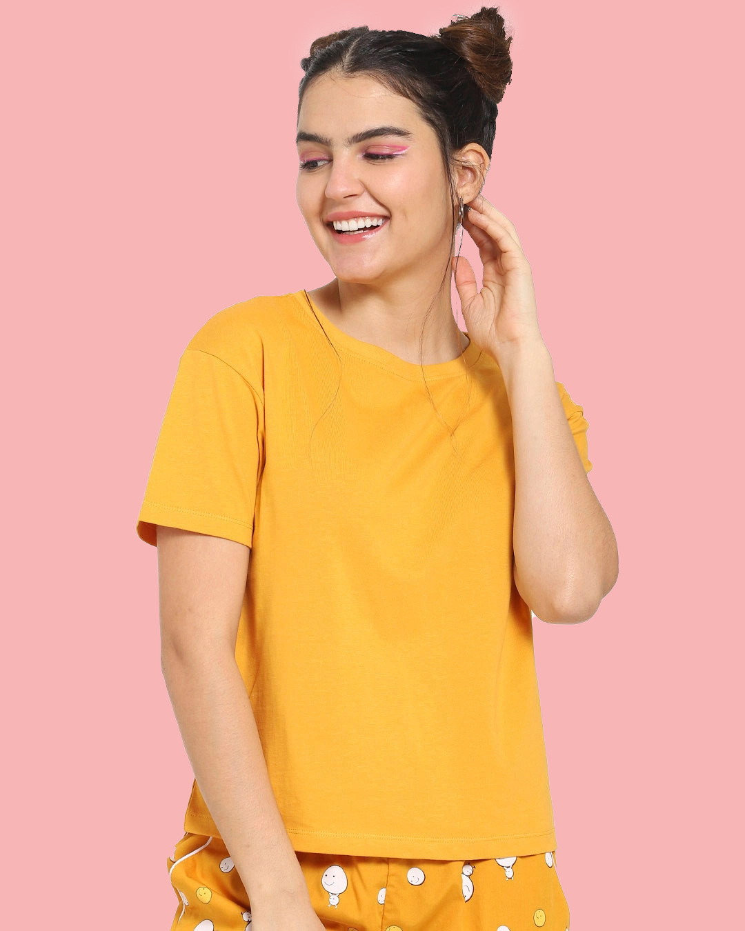 Buy Popcorn Yellow Short Top Online at Bewakoof