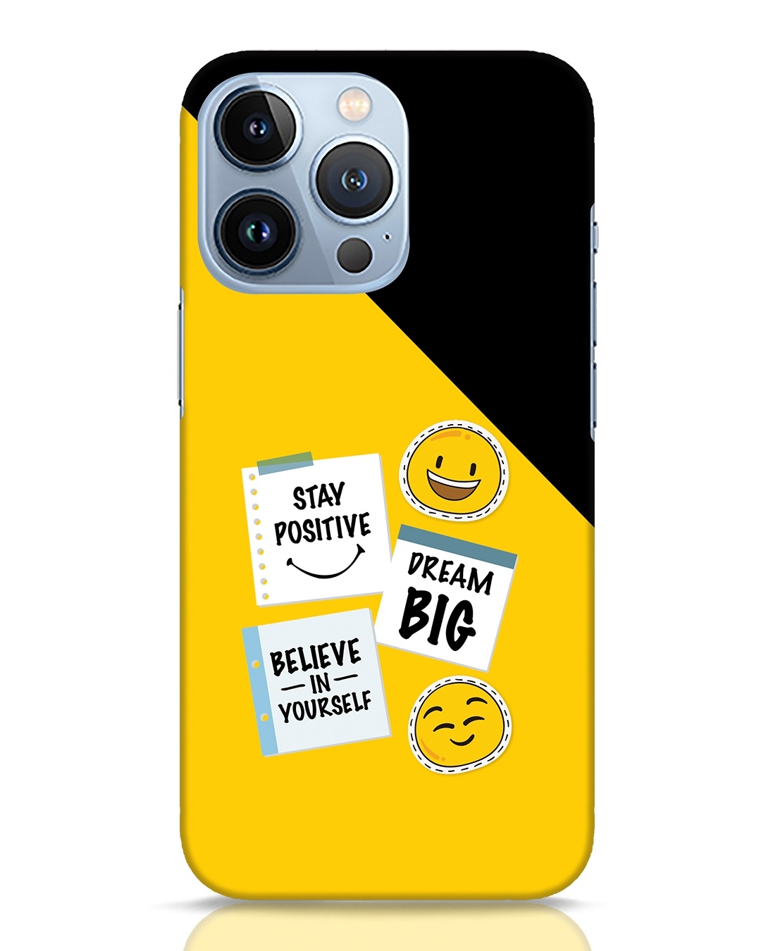 Buy Positive Stickers Designer Hard Cover for iPhone 13 Pro Online in ...