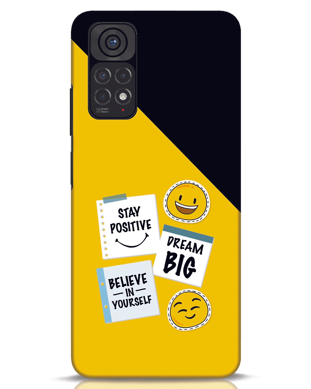 Buy Positive Stickers Designer Hard Cover for Redmi Note 11 Online in ...