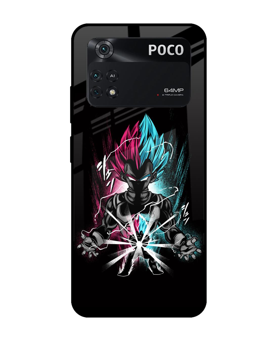 Buy Prince Attack Premium Glass Case for Poco M4 Pro(Shock Proof ...