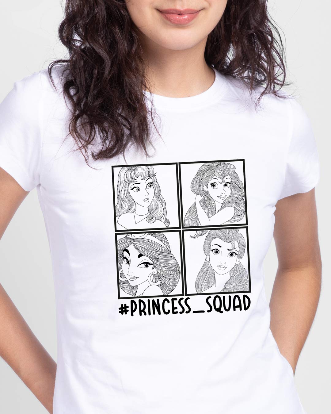 Buy Princess Squad Half Sleeve Printed T-Shirt Online at Bewakoof
