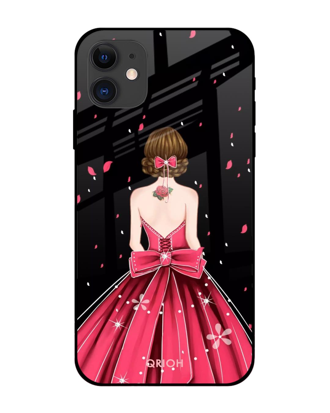 Buy Printed Premium Glass Cover For iPhone 12 (Impact Resistant, Matte ...