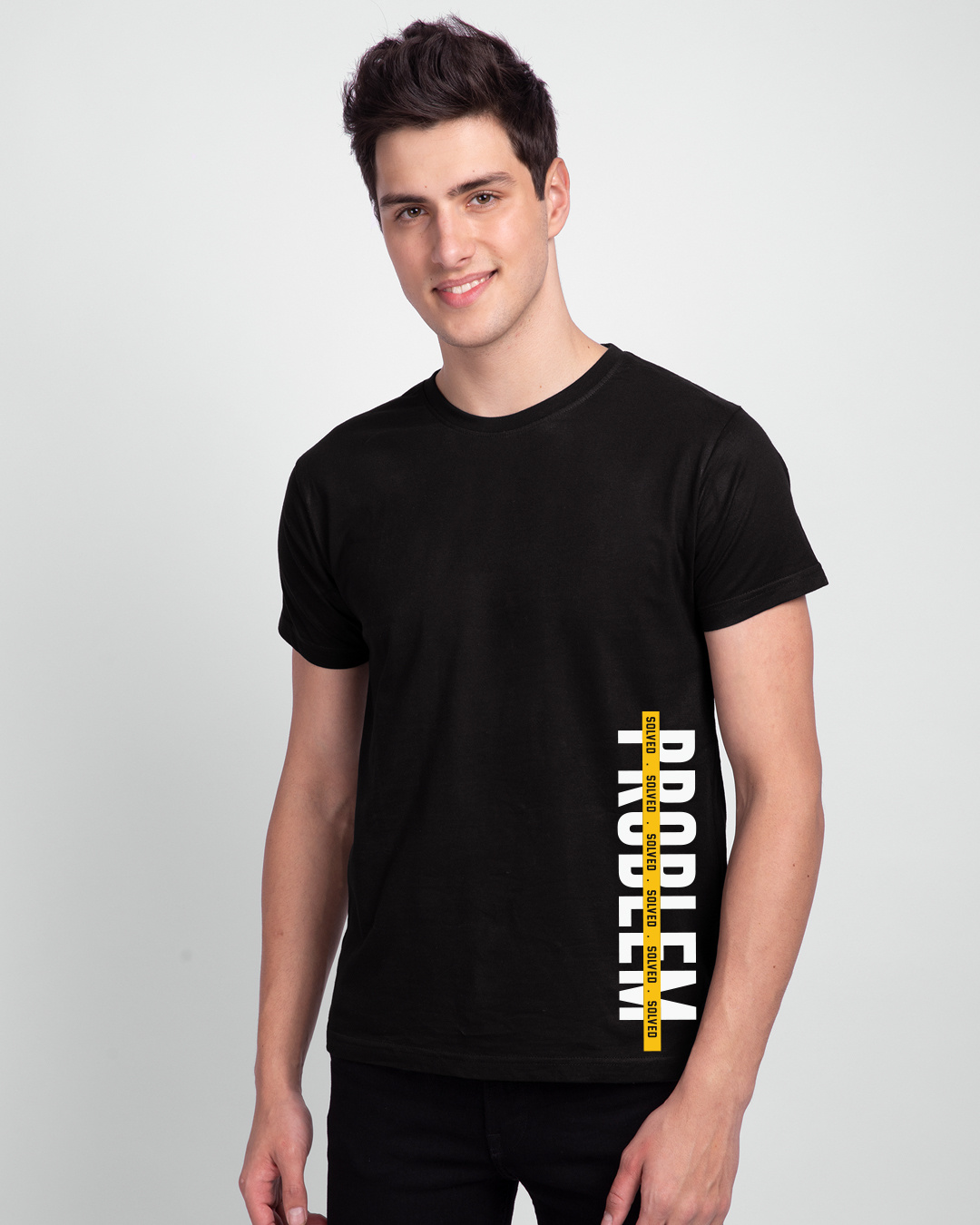 Buy Problem Solved Half Sleeve T-shirt Online at Bewakoof
