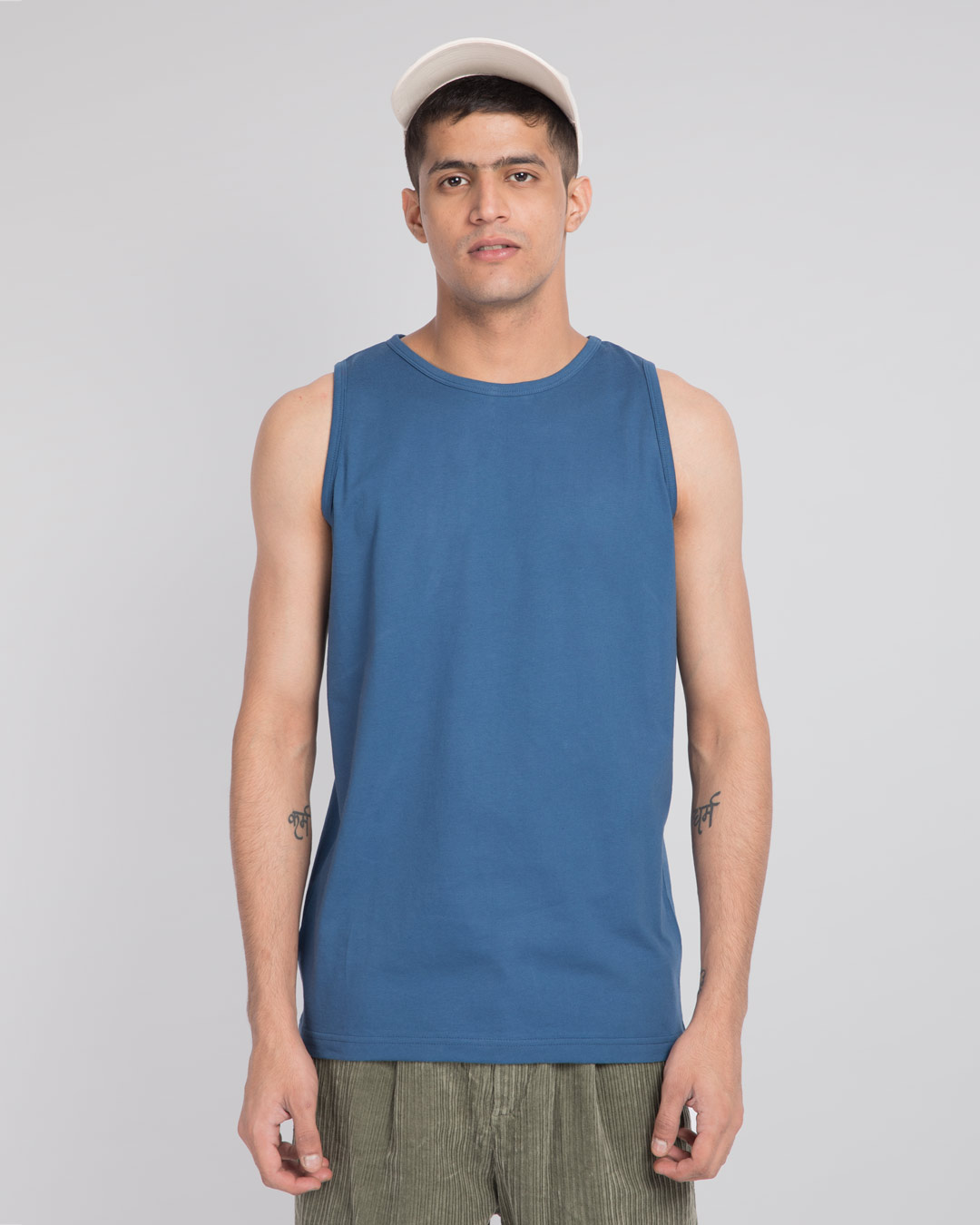 Buy Prussian Blue Vest Online at Bewakoof