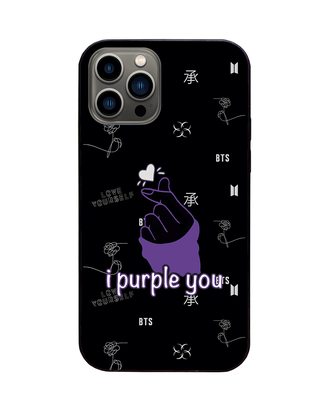 Buy Purple Army LED Cover for iPhone 13 Pro Online in India at Bewakoof