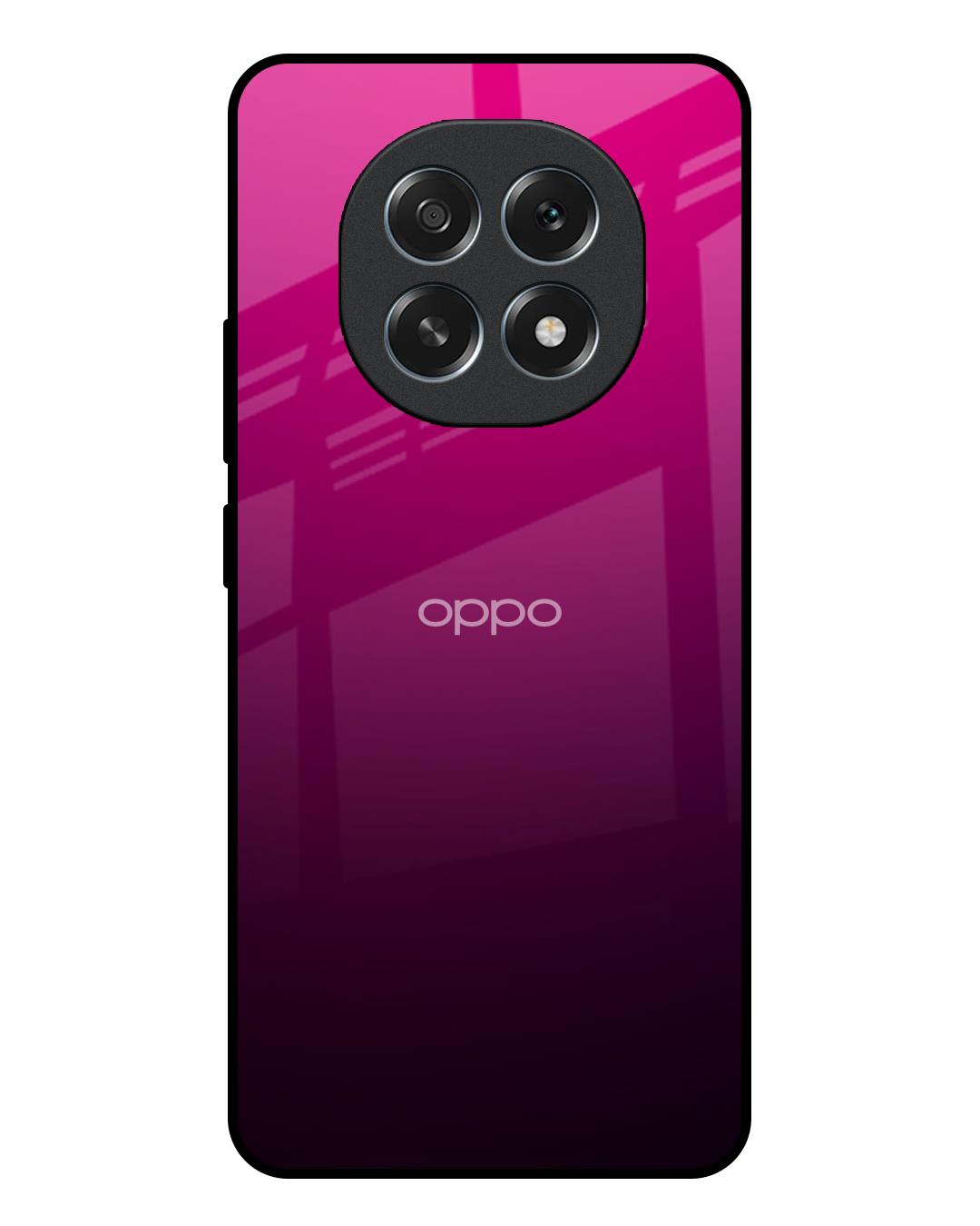 Buy Purple Ombre Pattern Premium Glass Cover for Oppo F29 5G(Shock ...