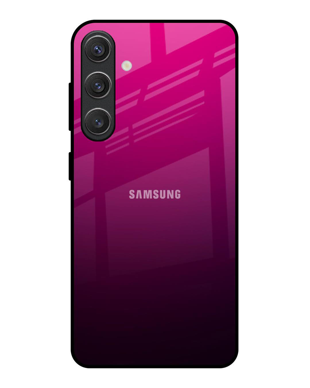 Buy Purple Ombre Pattern Premium Glass Cover for Samsung Galaxy S25 ...