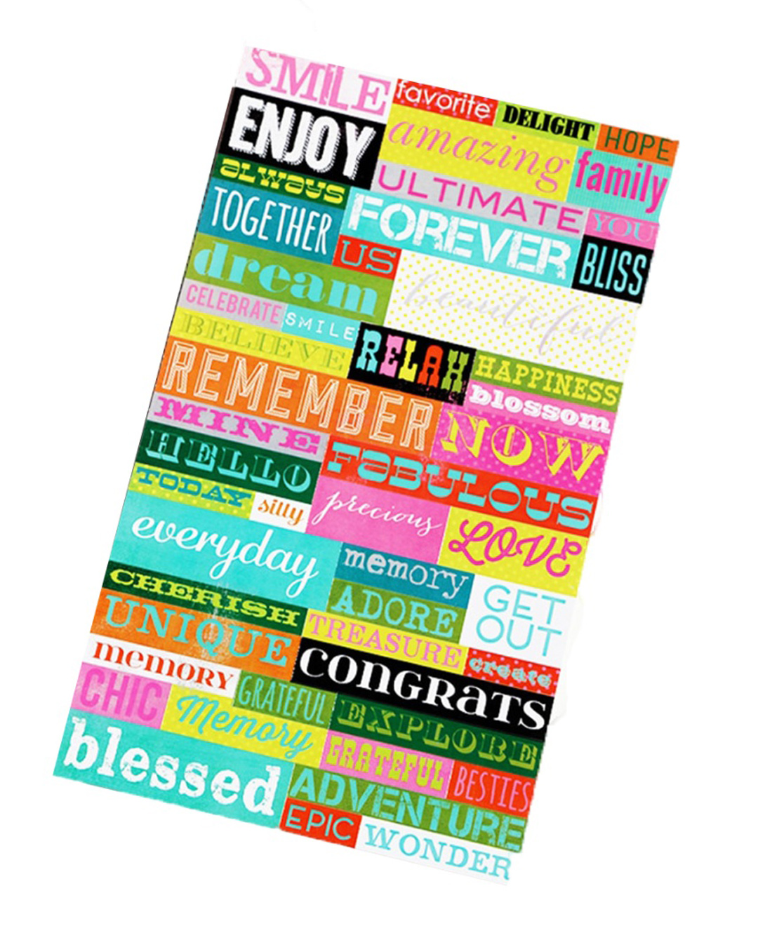 Buy Diy Pastels Forever Bliss Scrapbook Sticker Set Online in India at ...