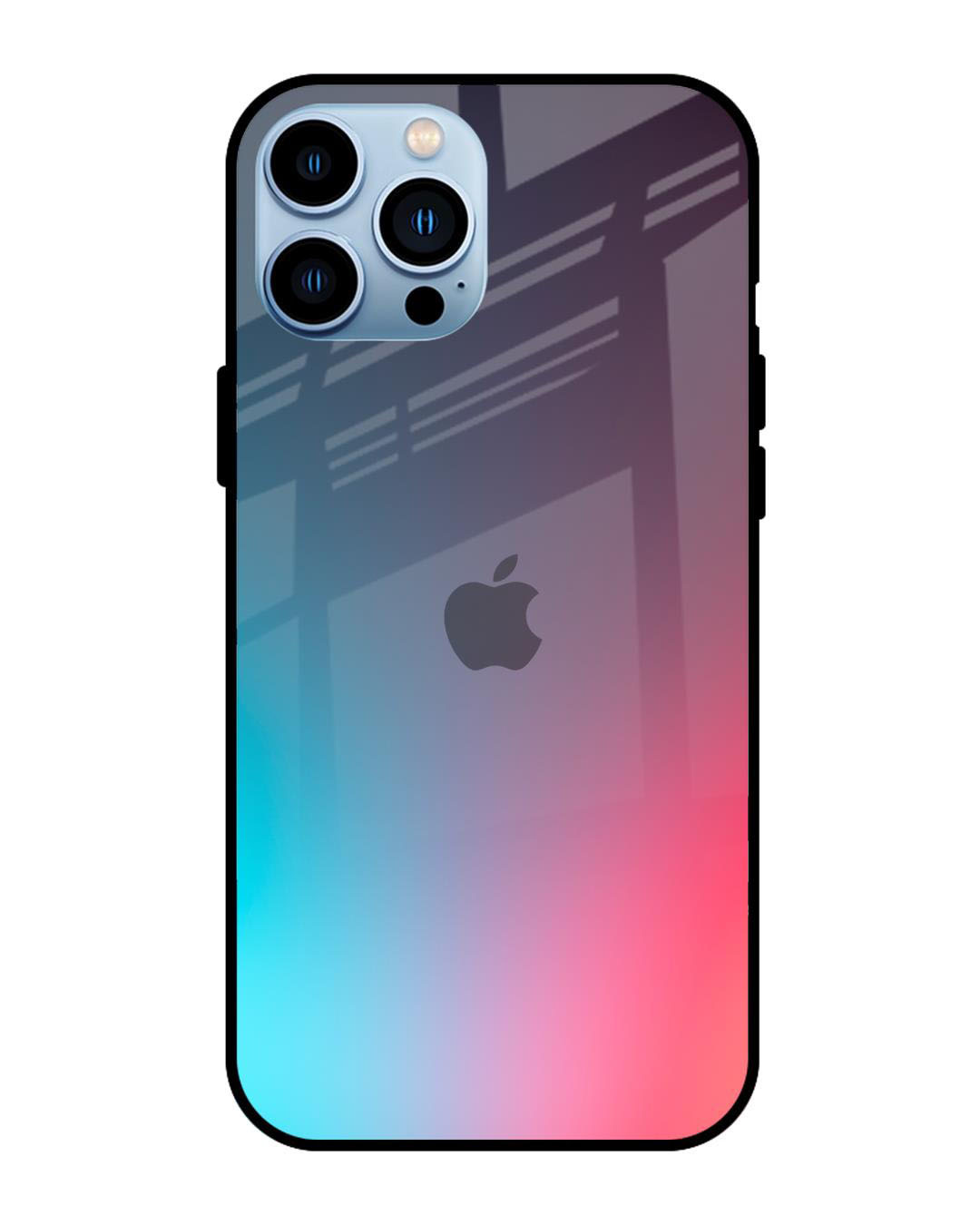 Buy Rainbow Laser Premium Glass Case for Apple iPhone 13 Pro Max (Shock ...