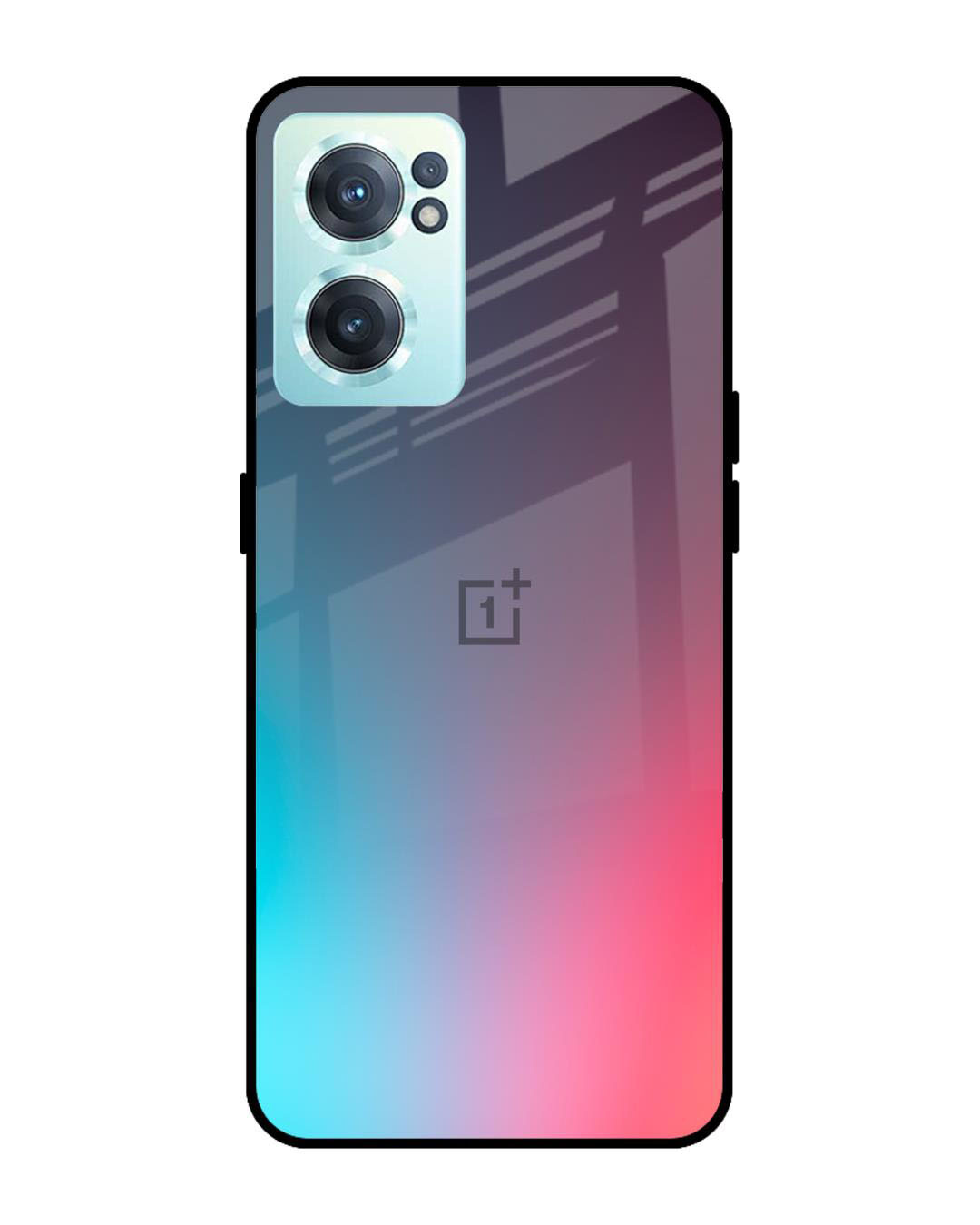 Buy Rainbow Laser Premium Glass Case for OnePlus Nord CE 2 5G (Shock ...